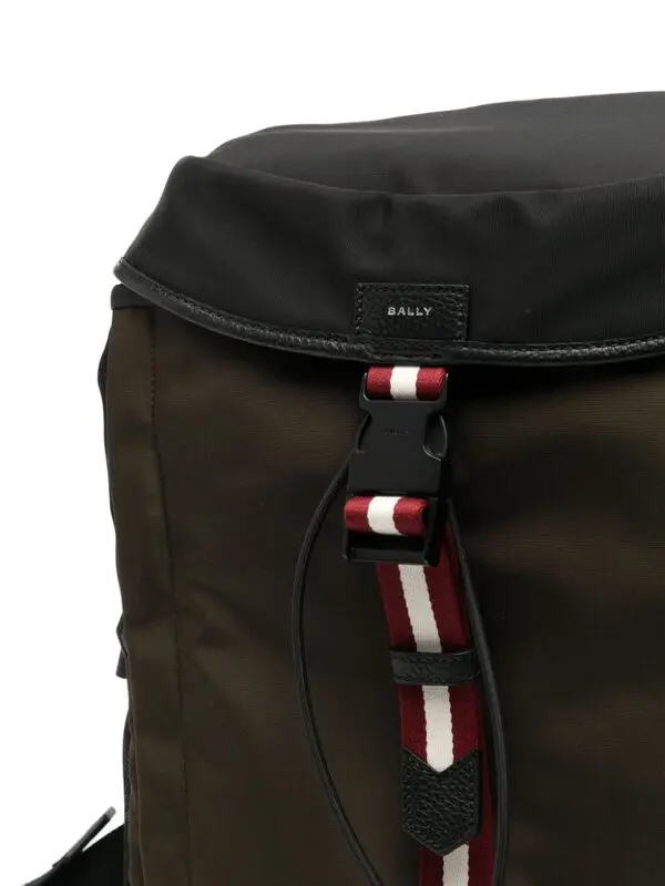 Bally Striped Backpack