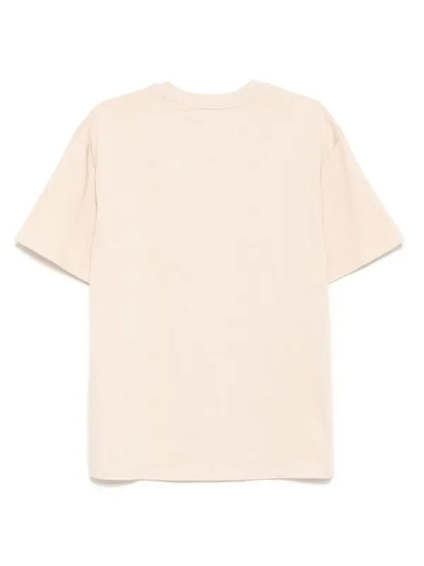 GROUND ZERO Logo Print T-shirt - Neutrals