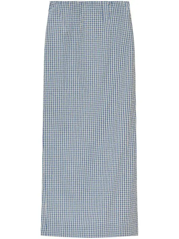 Posse Gingham Maxi Skirt