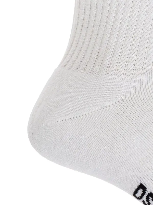 Dsquared2 Logo Socks - White
