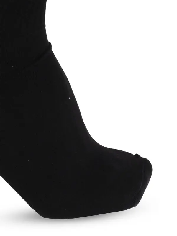Off-White Quote Socks - Black