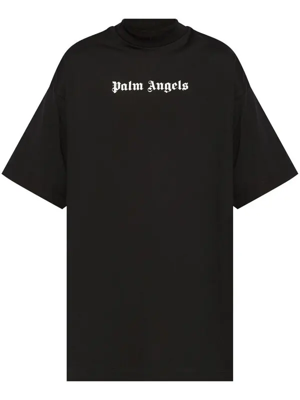 Palm Angels Logo-print T-shirt Dress