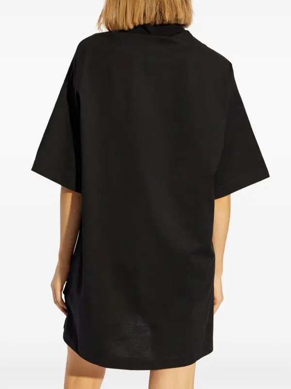 Palm Angels Logo-print T-shirt Dress