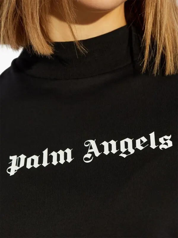 Palm Angels Logo-print T-shirt Dress