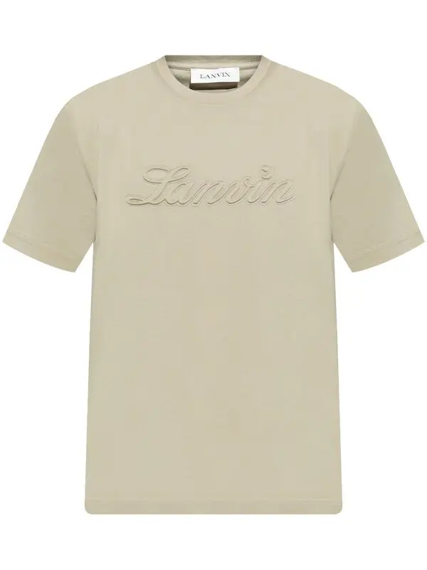 LANVIN Logo-embossed T-shirt