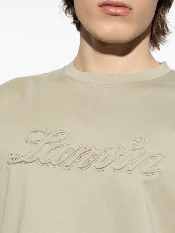 LANVIN Logo-embossed T-shirt