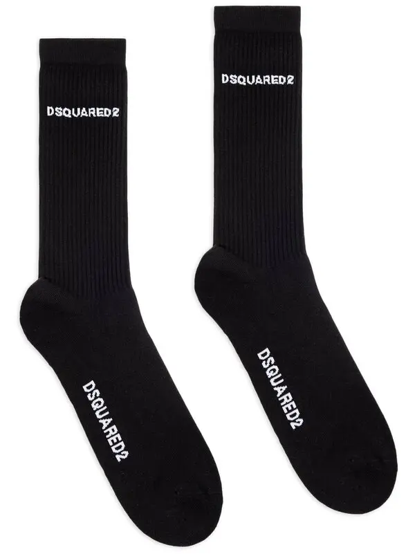 Dsquared2 Logo Socks - Black