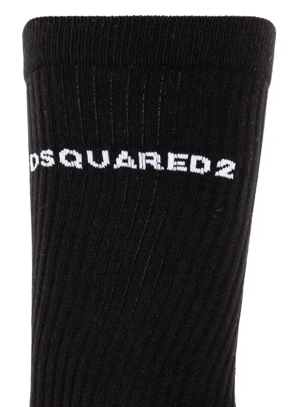 Dsquared2 Logo Socks - Black