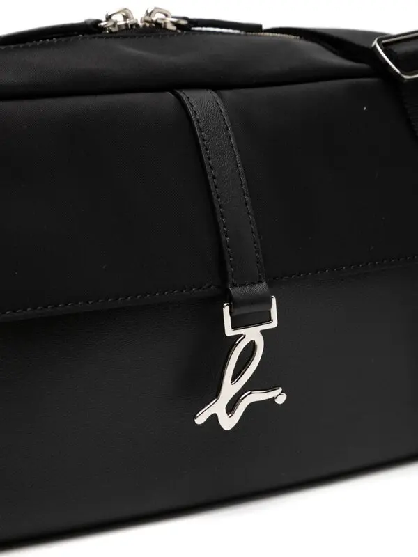 AGNES B. Logo-plaque Crossbody Bag