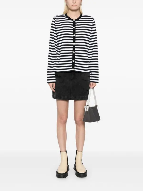 AGNÈS B. Striped Cardigan