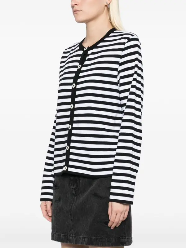 AGNÈS B. Striped Cardigan