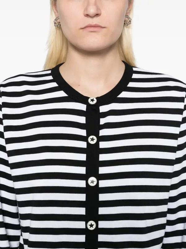AGNÈS B. Striped Cardigan
