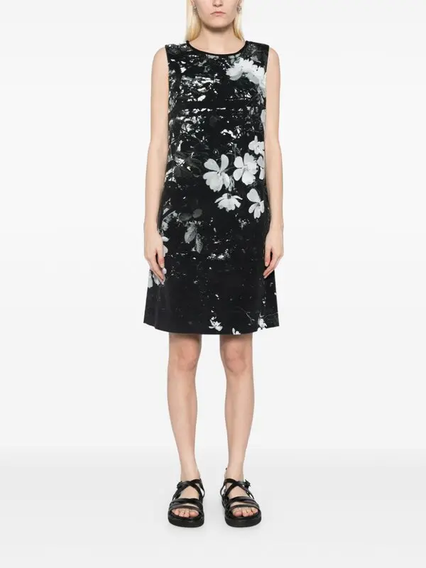 AGNÈS B. Floral Print Mini Dress