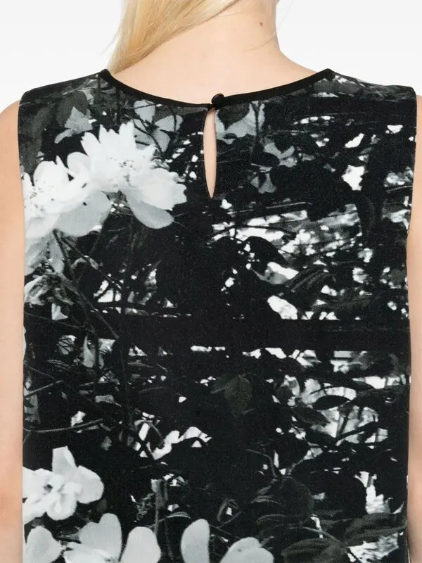 AGNÈS B. Floral Print Mini Dress