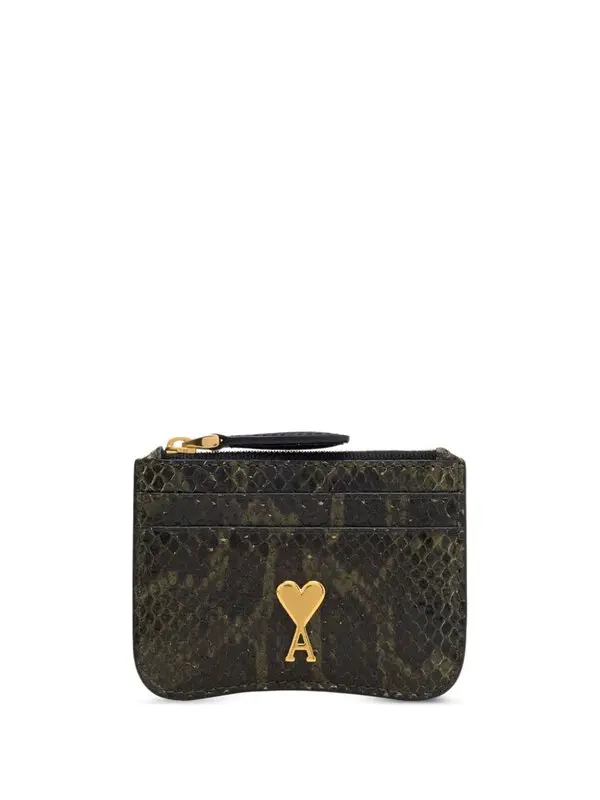 AMI Paris Paris Paris Card Holder - Green