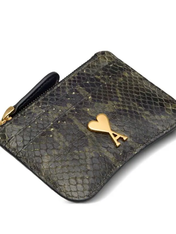 AMI Paris Paris Paris Card Holder - Green
