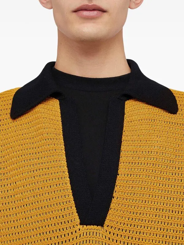 JIL SANDER Knitted Polo Shirt