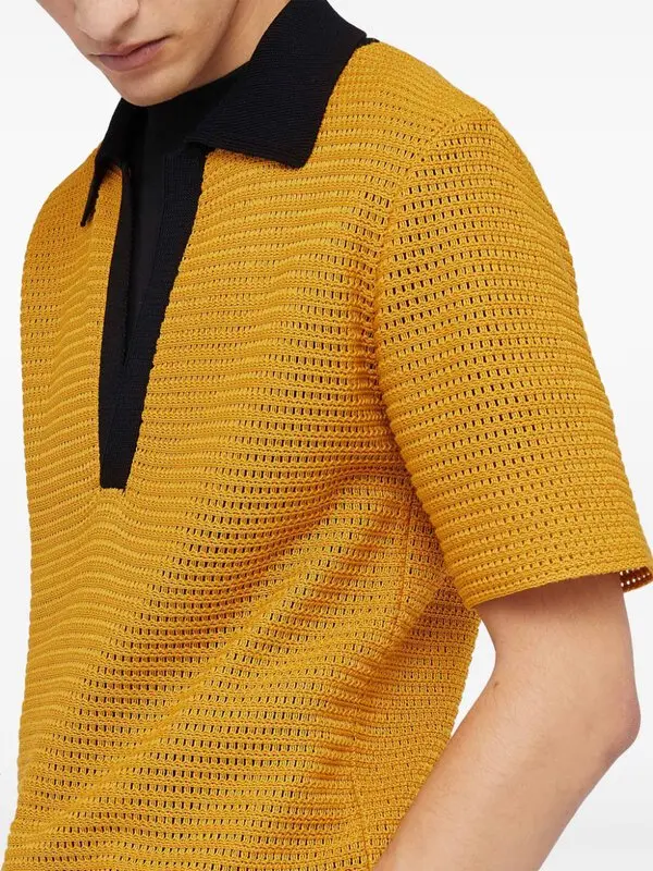 JIL SANDER Knitted Polo Shirt