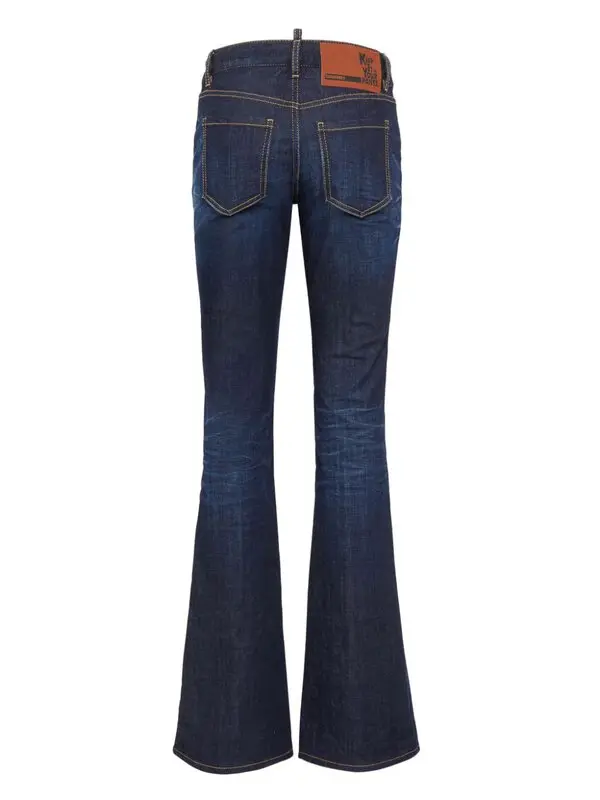 Dsquared2 Dark Wash Flared Jeans