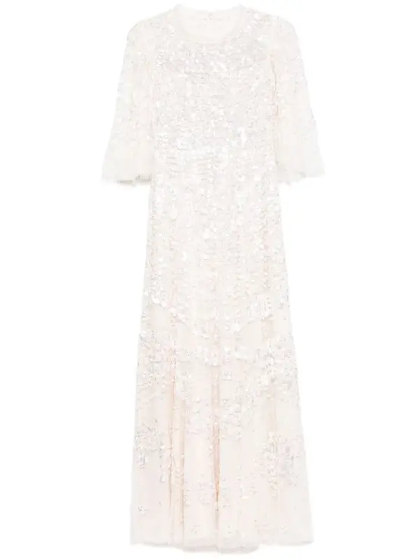 NEEDLE & THREAD Anais Gown - White