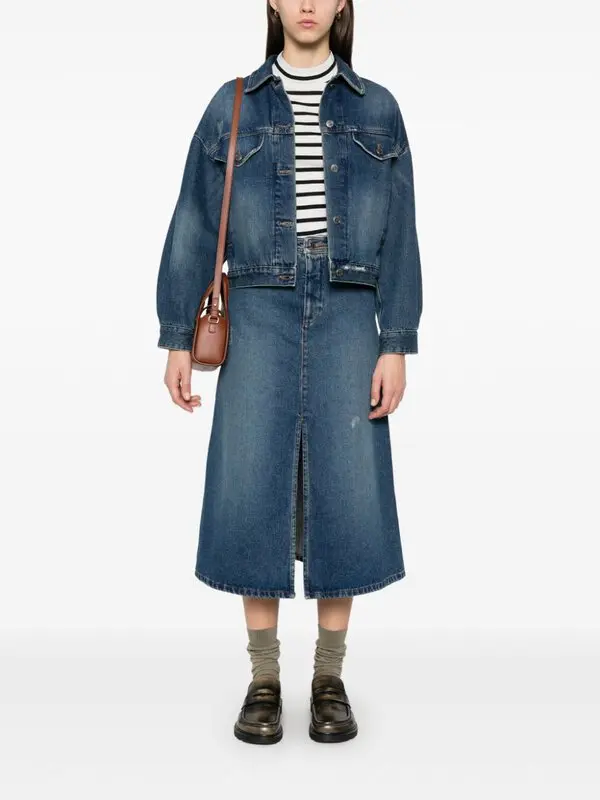 A.p.c. Georgia Midi Skirt