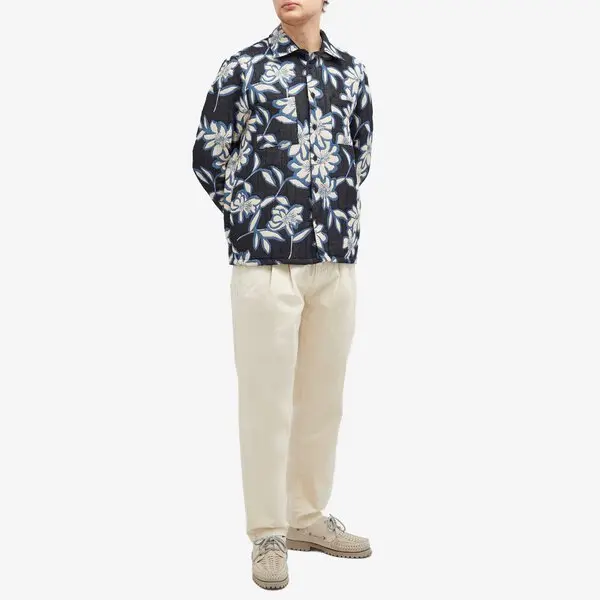 WAX LONDON Raleigh Pleat Twill Trousers - Stone