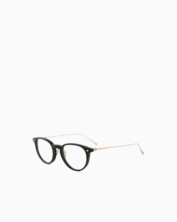 Giorgio Armani Panto Glasses - Black