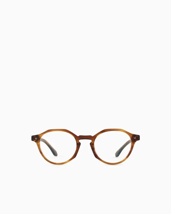 Giorgio Armani Panto Eyeglasses - Brown