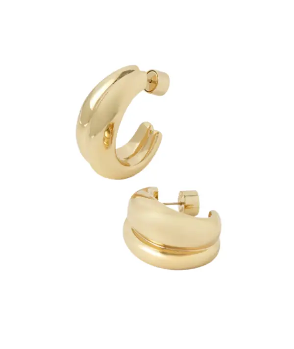 JENNIFER FISHER - Jennifer Fisher Chavez Gold-tone Hoop Earrings