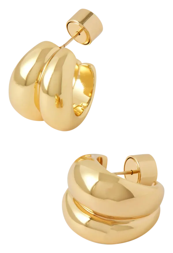 JENNIFER FISHER Chavez Micro Huggie Earrings - Gold