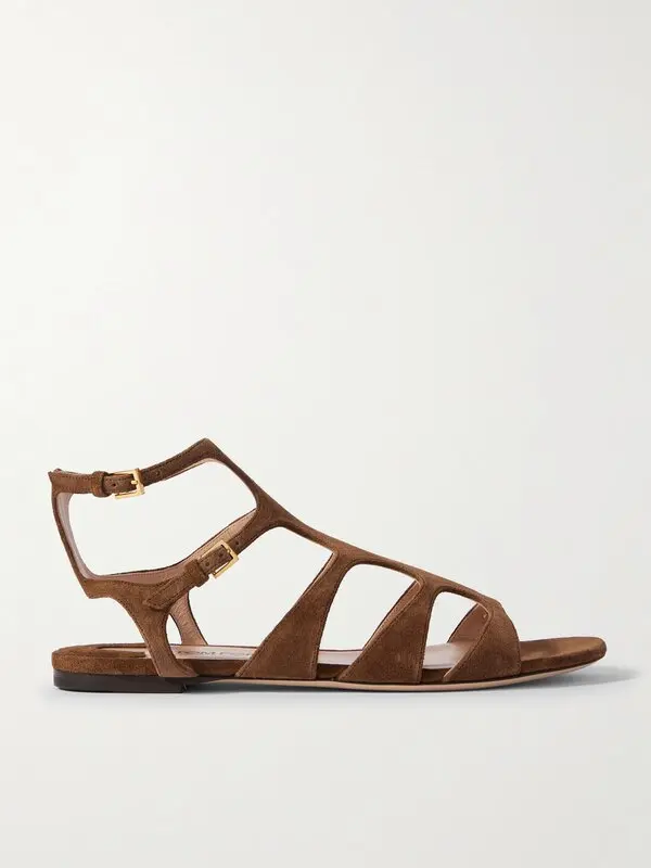 TOM FORD Paradise Suede Sandals