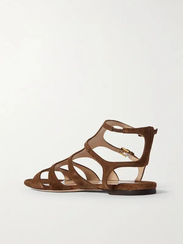 TOM FORD Paradise Suede Sandals