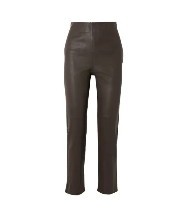 RÓHE Leather Slim-leg Trousers