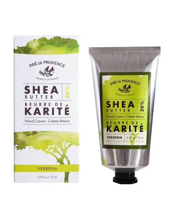 EUROPEAN SOAPS Pre De Provence Hand Cream Shea Butter Enriched - Verbena