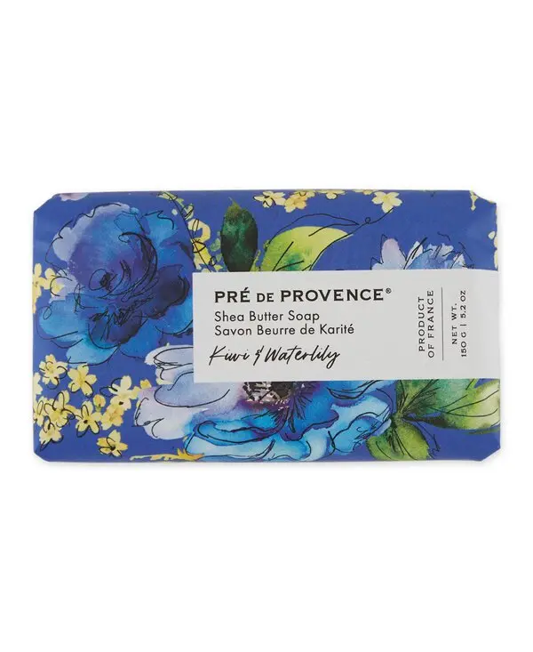 EUROPEAN SOAPS Pre De Provence Le Jardin 150 Gram Soap Bar - Kiwi And Waterlily
