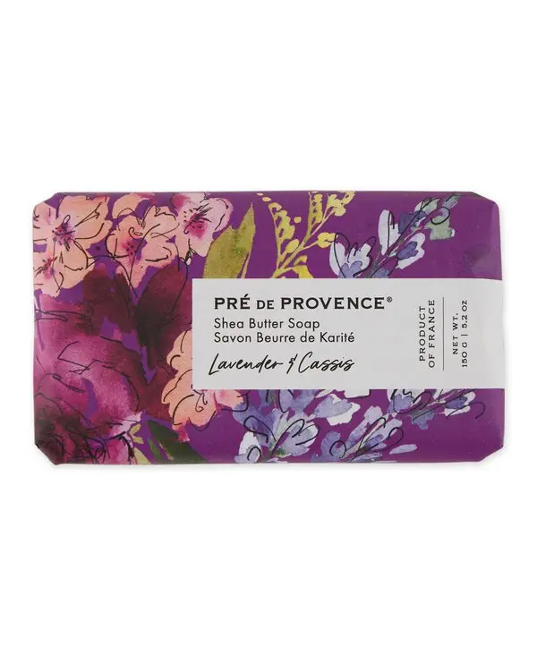 EUROPEAN SOAPS Pre De Provence Le Jardin 150 Gram Soap Bar - Lavender And Cassis
