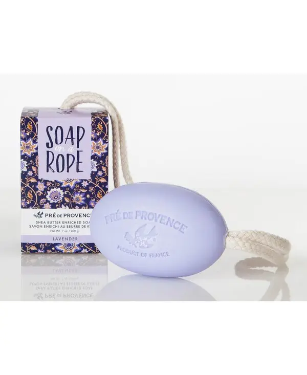 EUROPEAN SOAPS Pre De Provence Soap On A Rope - Lavender
