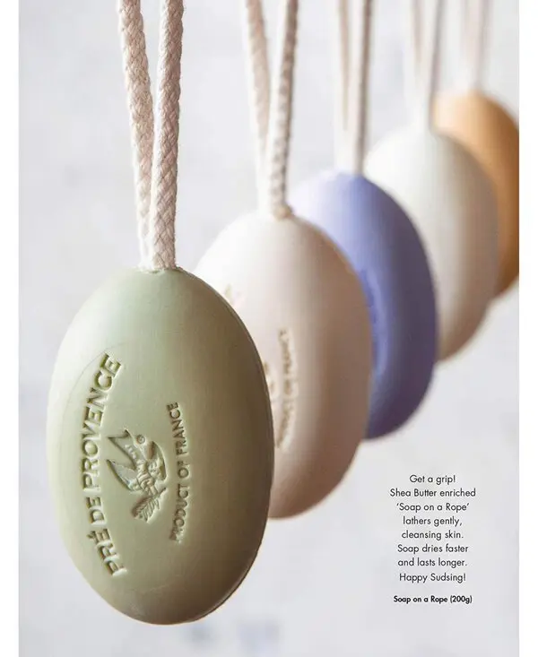 EUROPEAN SOAPS Pre De Provence Soap On A Rope - Lavender