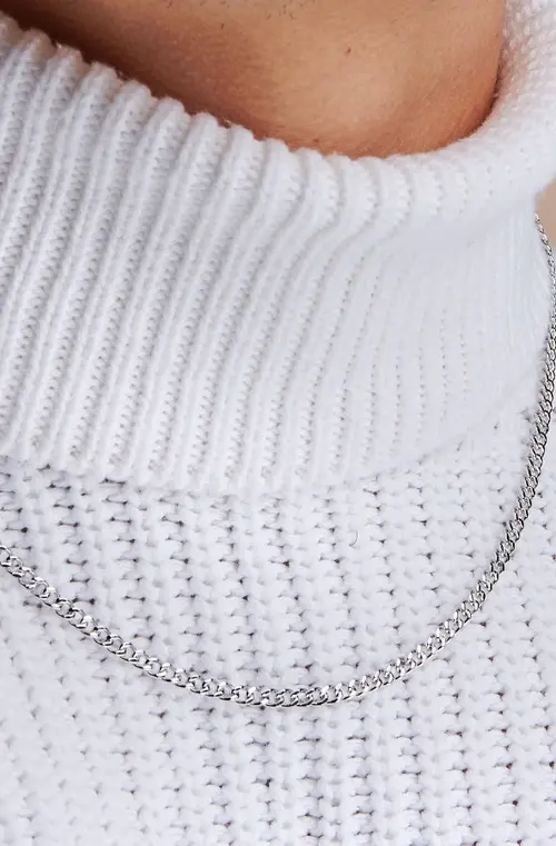 LITTLE SKY STONE Flat Curb Chain Necklace