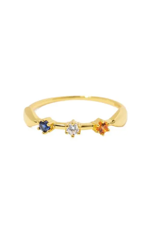 LITTLE SKY STONE Elena Sapphire Accent Ring - Multicolor Sapphires