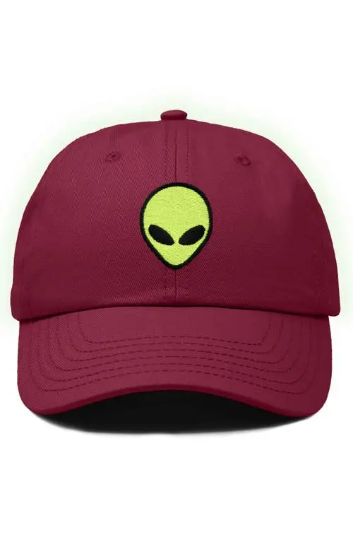 DALIX Alien Dad Cap - Maroon