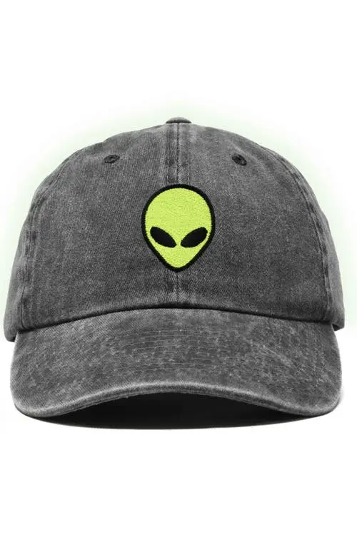 DALIX Alien Dad Cap - Washed Black
