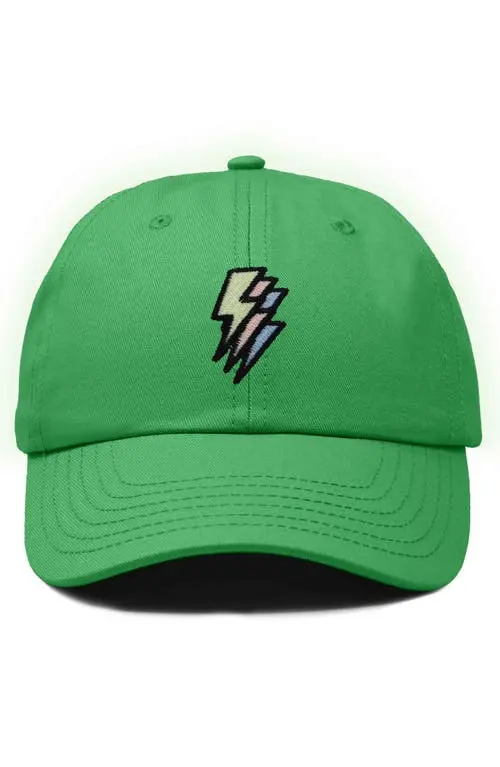 DALIX Lightning Bolt Cap - Kelly Green