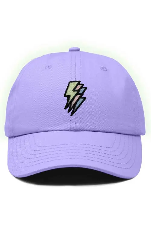 DALIX Lightning Bolt Cap - Lavender