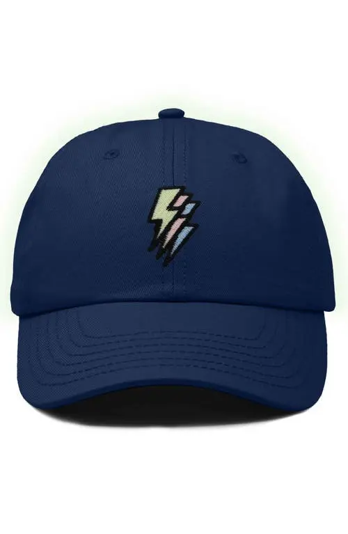 DALIX Lightning Bolt Cap - Navy Blue