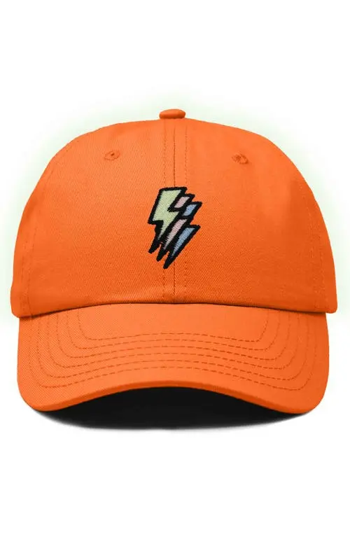 DALIX Lightning Bolt Cap - Orange