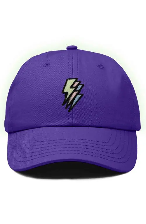 DALIX Lightning Bolt Cap - Purple