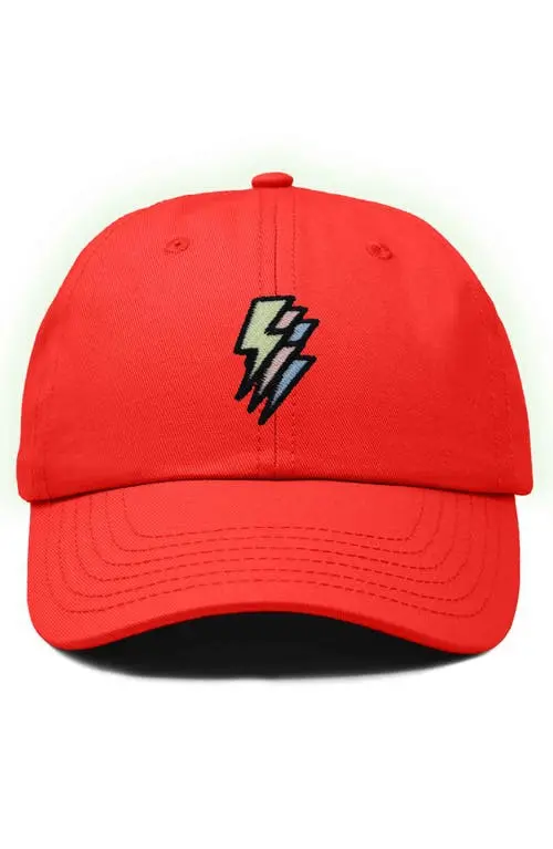 DALIX Lightning Bolt Cap - Red