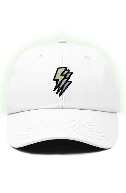 DALIX Lightning Bolt Cap - White
