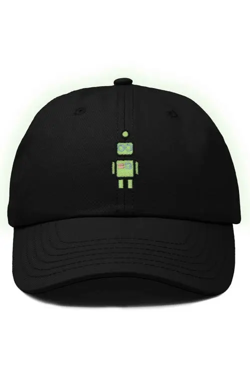 DALIX Robot Baseball Cap - Black